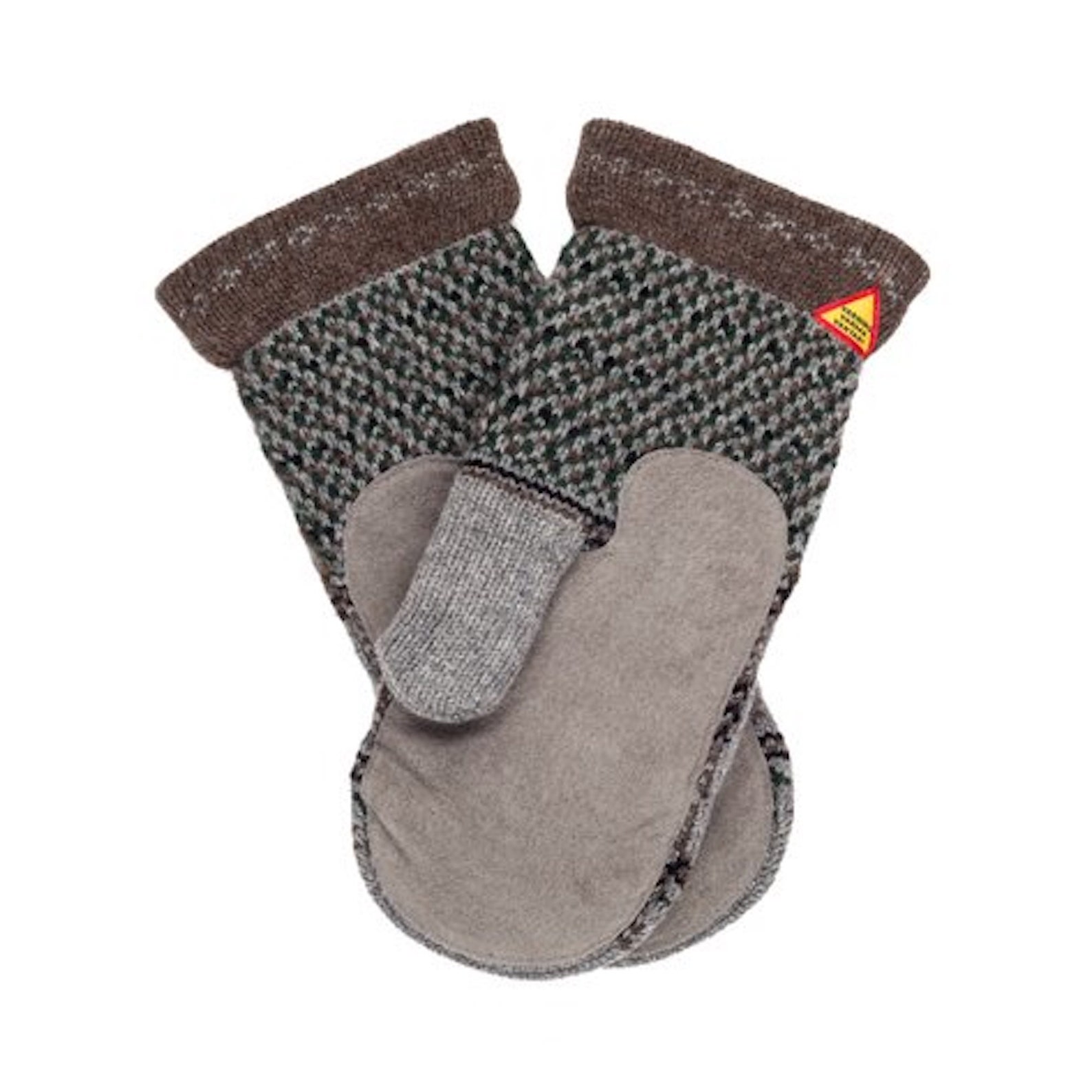 Organic Merino Wool Mittens With Suede Palm by Ojbrovantfabrik Skogen ...