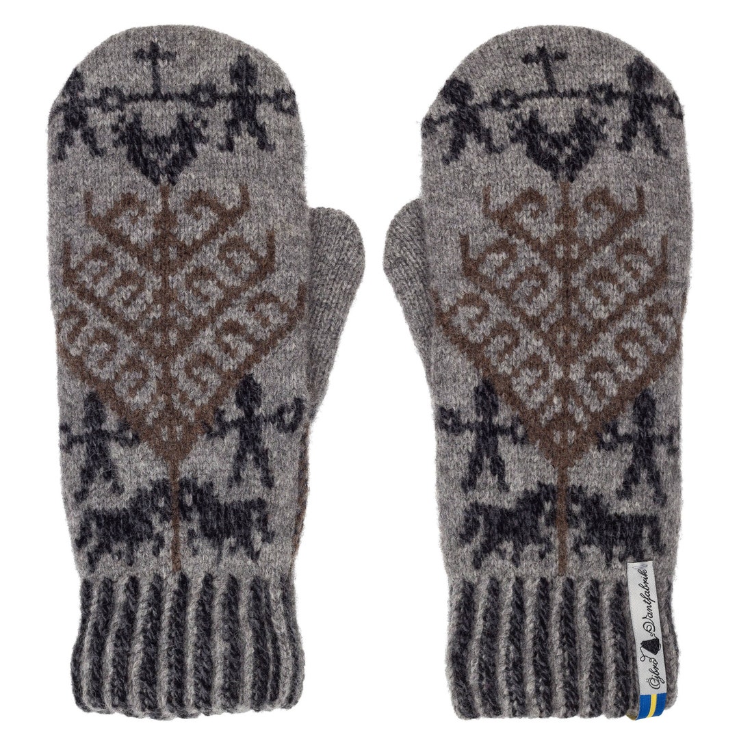 Organic Merino Wool Mittens by Ojbro Vantfabrik Yggdrasil Pattern - Etsy