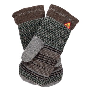 Organic Merino Wool Mittens by Ojbrovantfabrik Skogen Pattern Made in ...