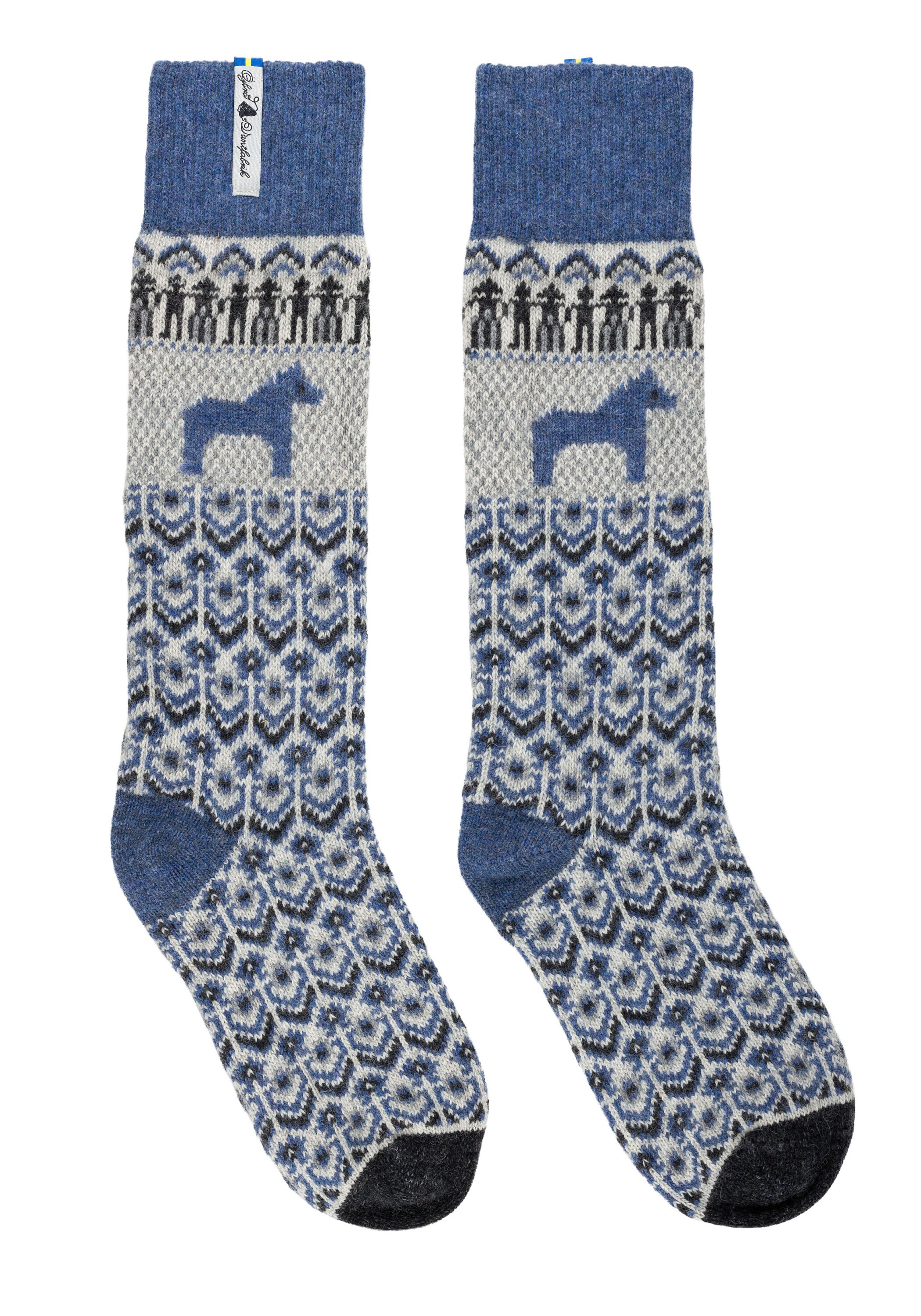 Dalarna Pattern Swedish Socks Ojbro Vantfabrick - Etsy