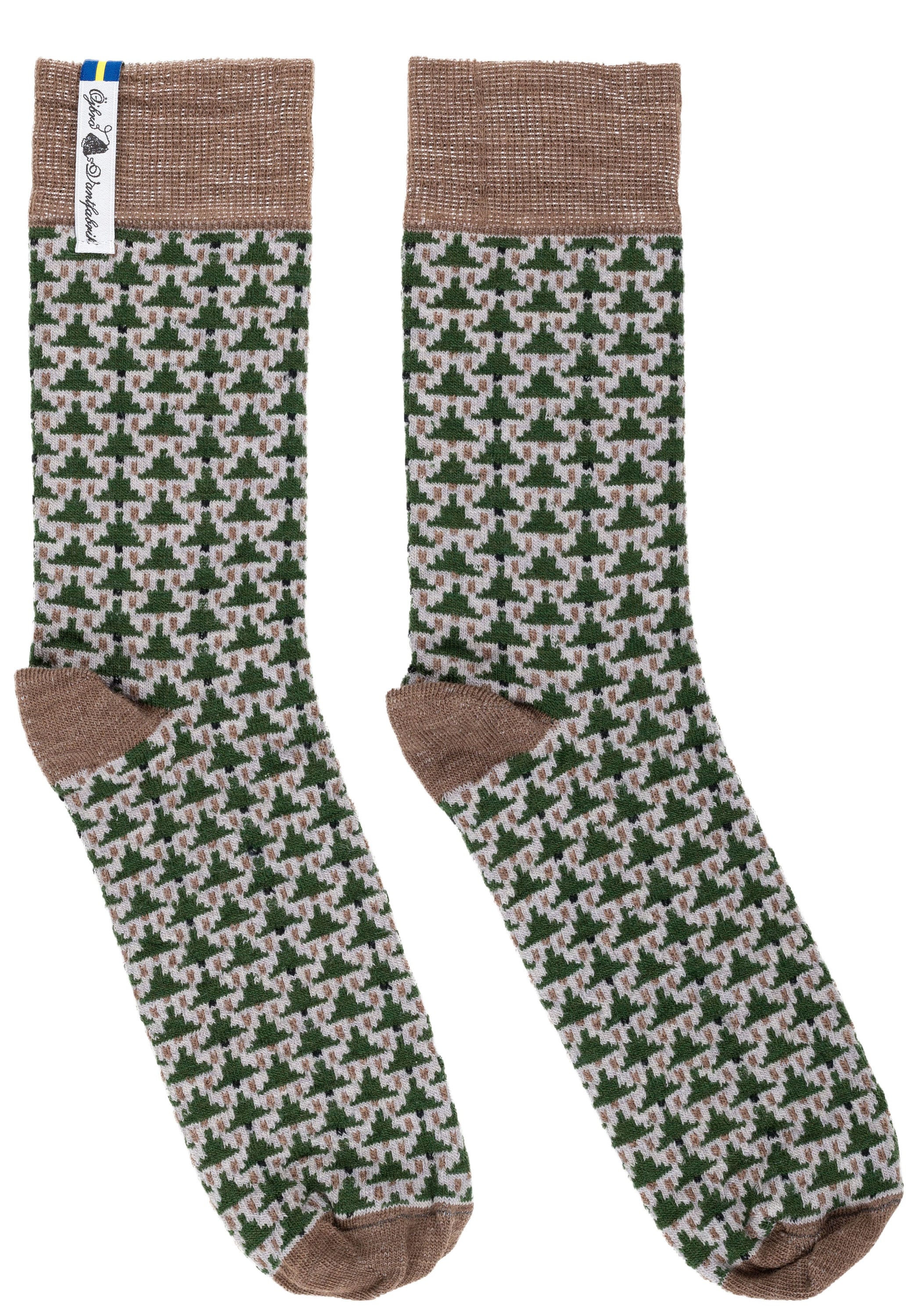 Everyday Swedish Socks - Skogen Pattern - Merino Wool - Ojbro ...