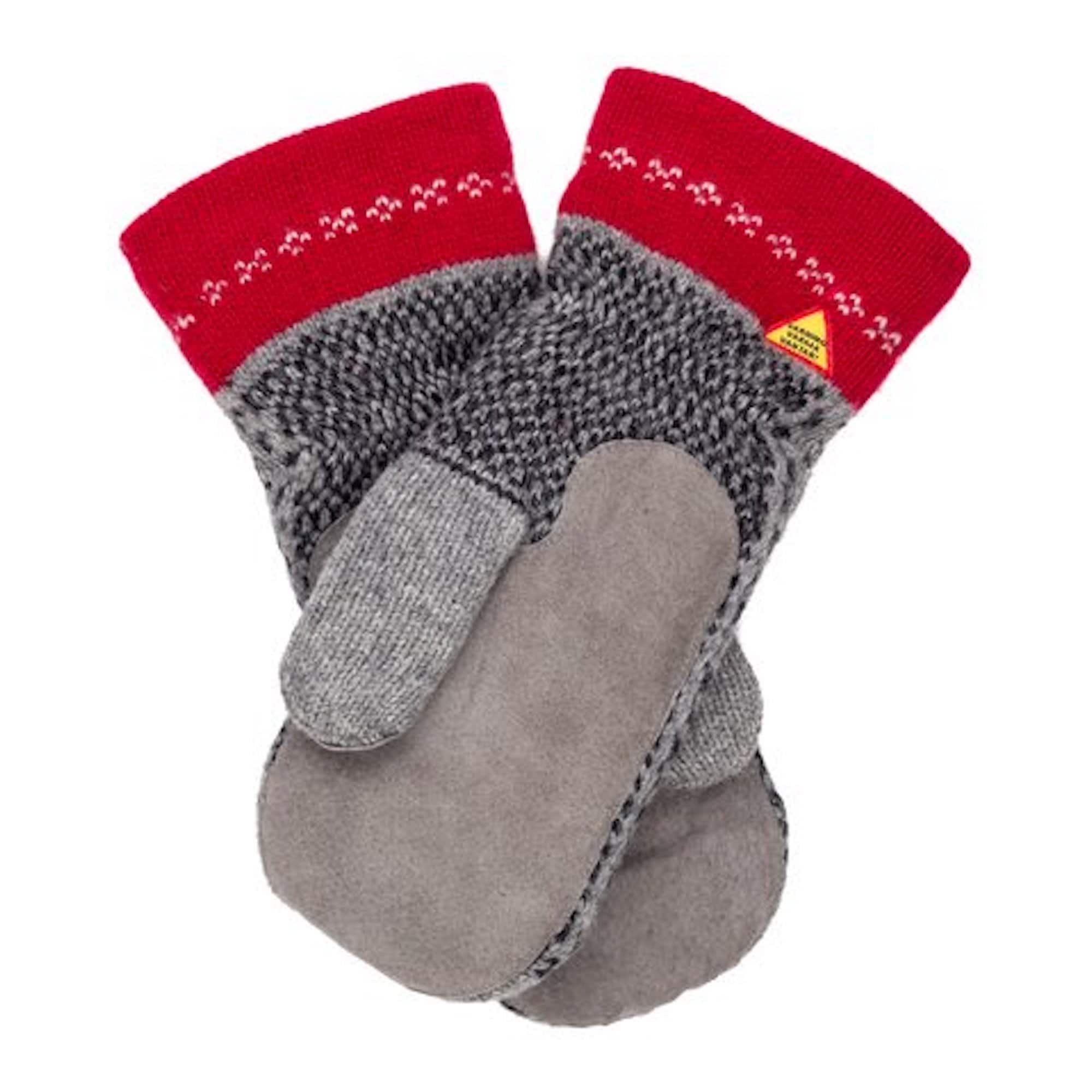 Organic Merino Wool Mittens With Suede Palm by Ojbrovantfabrik Skafto ...