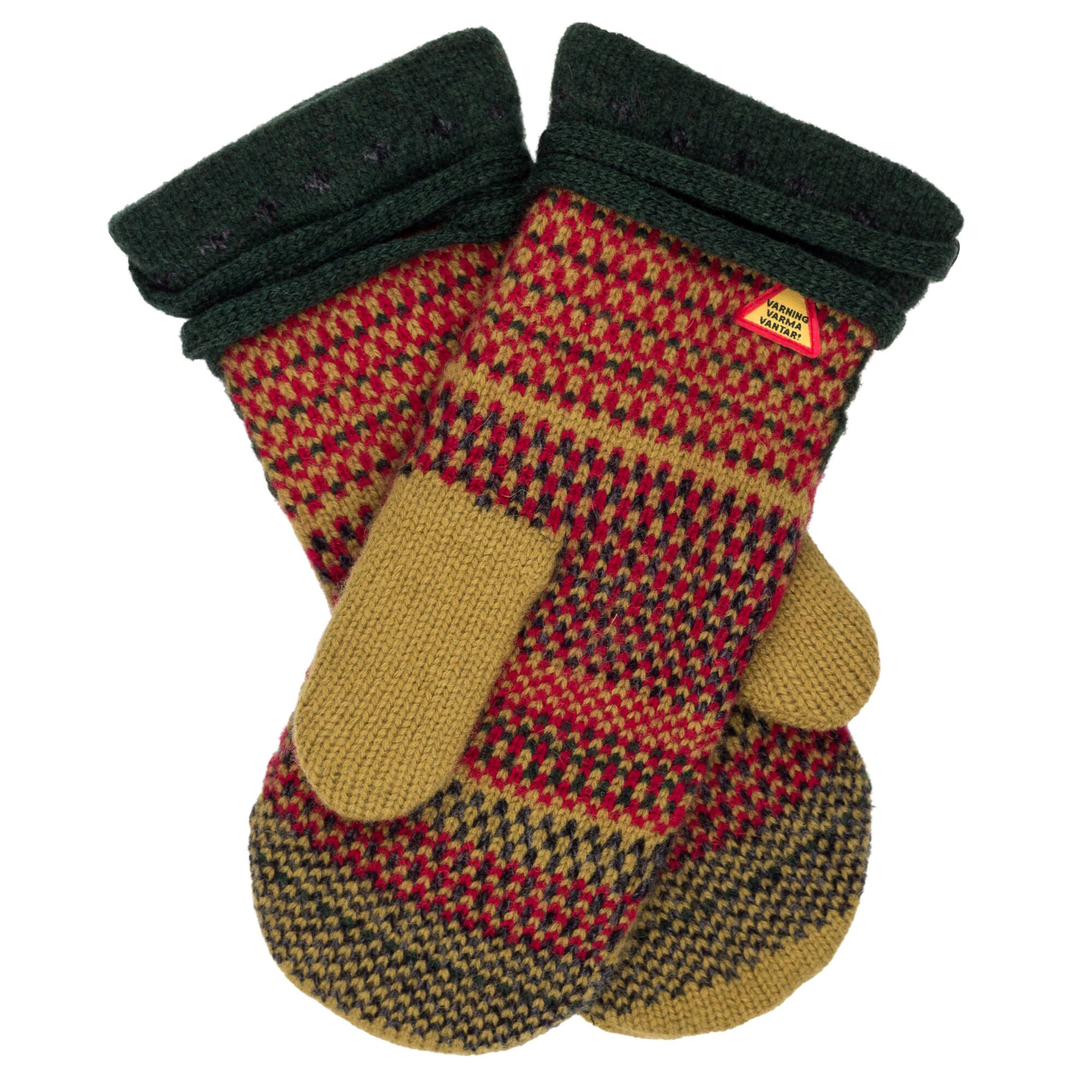 Organic Merino Wool Mittens by Ojbrovantfabrik Fästfolk Pattern Made in ...