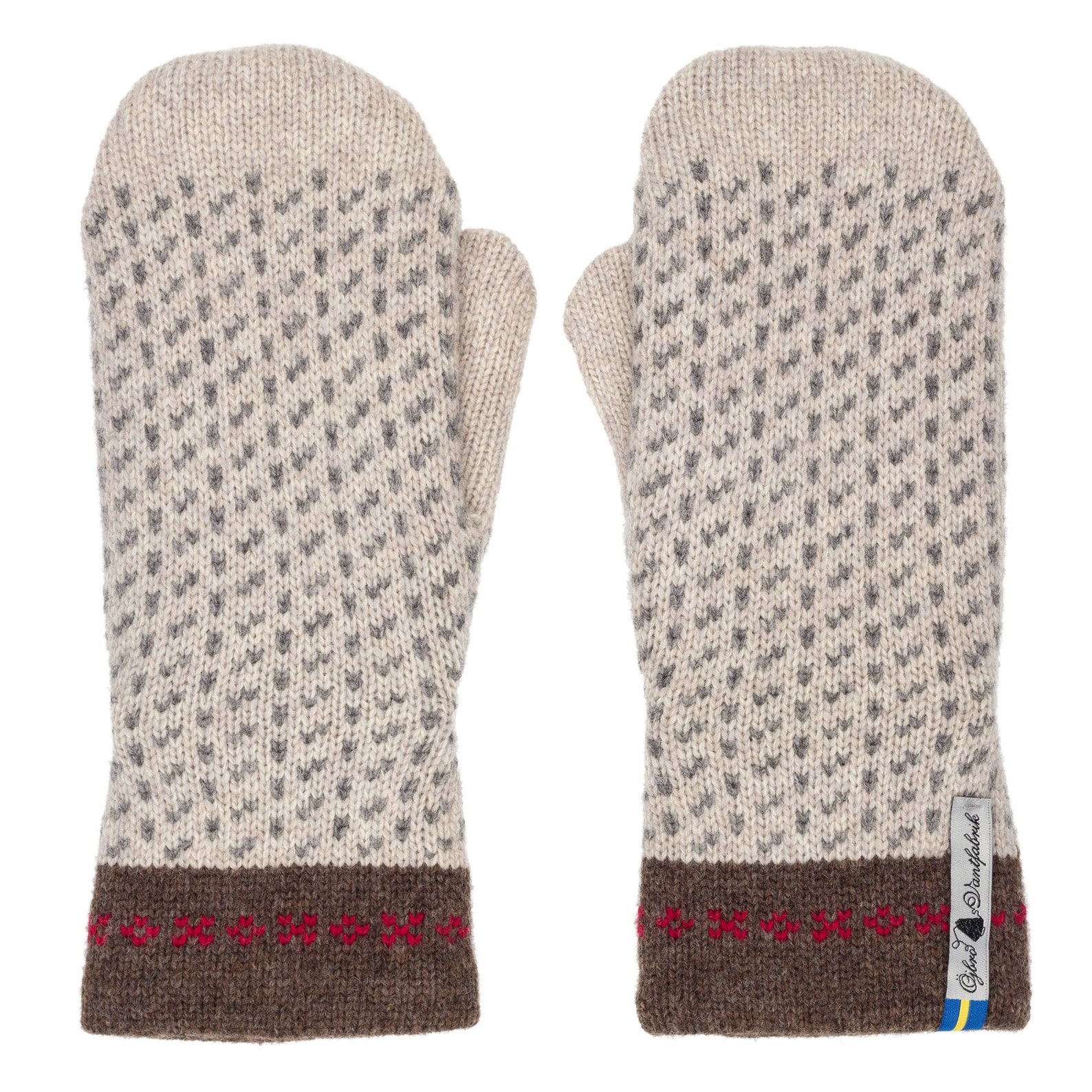 Organic Merino Wool Mittens by Ojbrovantfabrik Skafto Pattern Made in ...