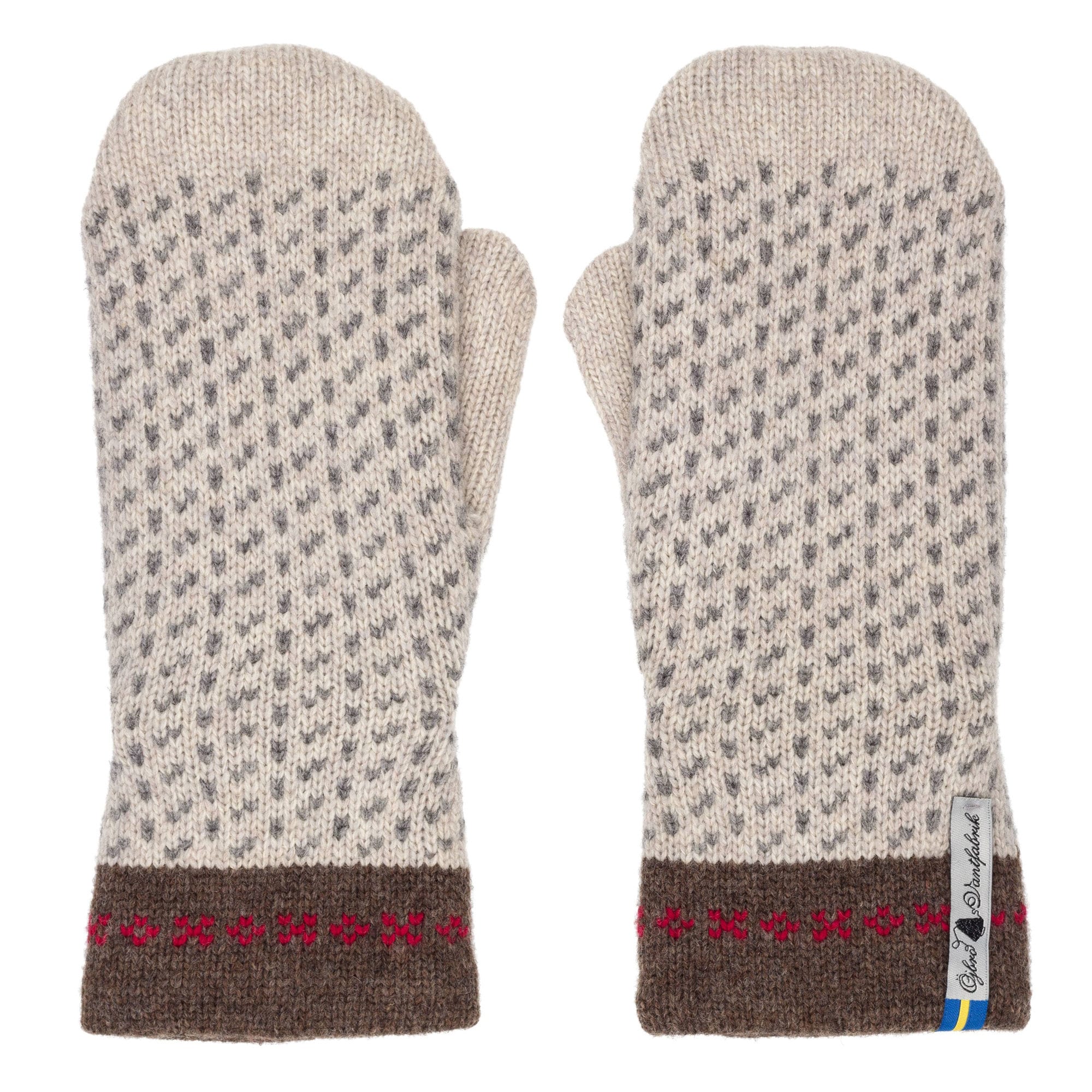 Organic Merino Wool Mittens by Ojbrovantfabrik Skafto Pattern Made in ...