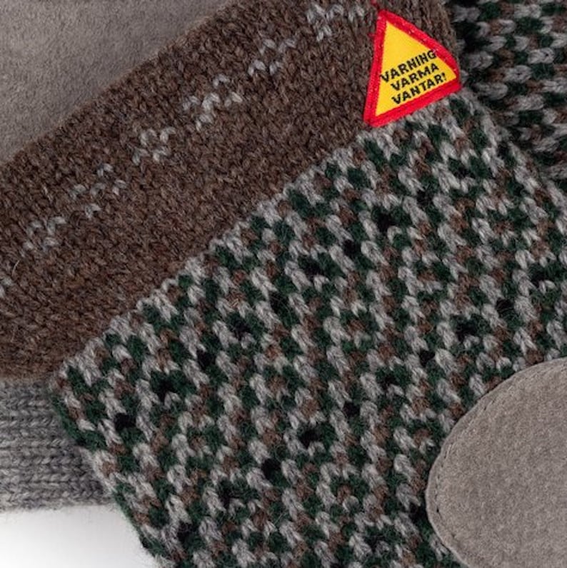 Organic Merino Wool Mittens With Suede Palm by Ojbrovantfabrik Skogen ...