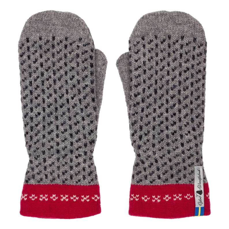 Organic Merino Wool Mittens by Ojbrovantfabrik Skafto Pattern Made in ...