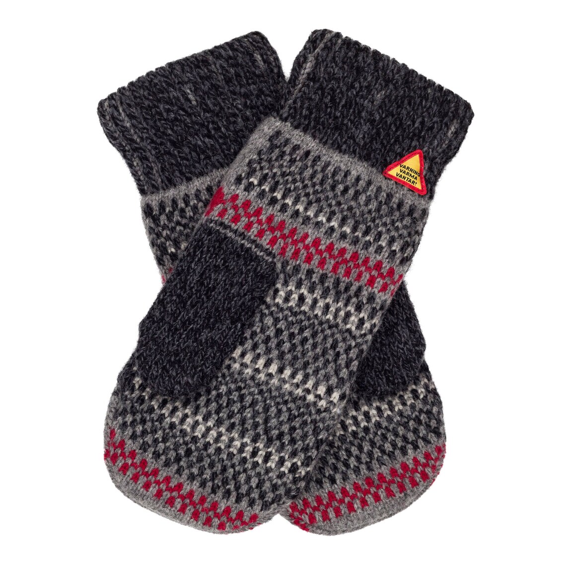 Organic Merino Wool Mittens by Ojbrovantfabrik Ringdans Pattern Made in ...