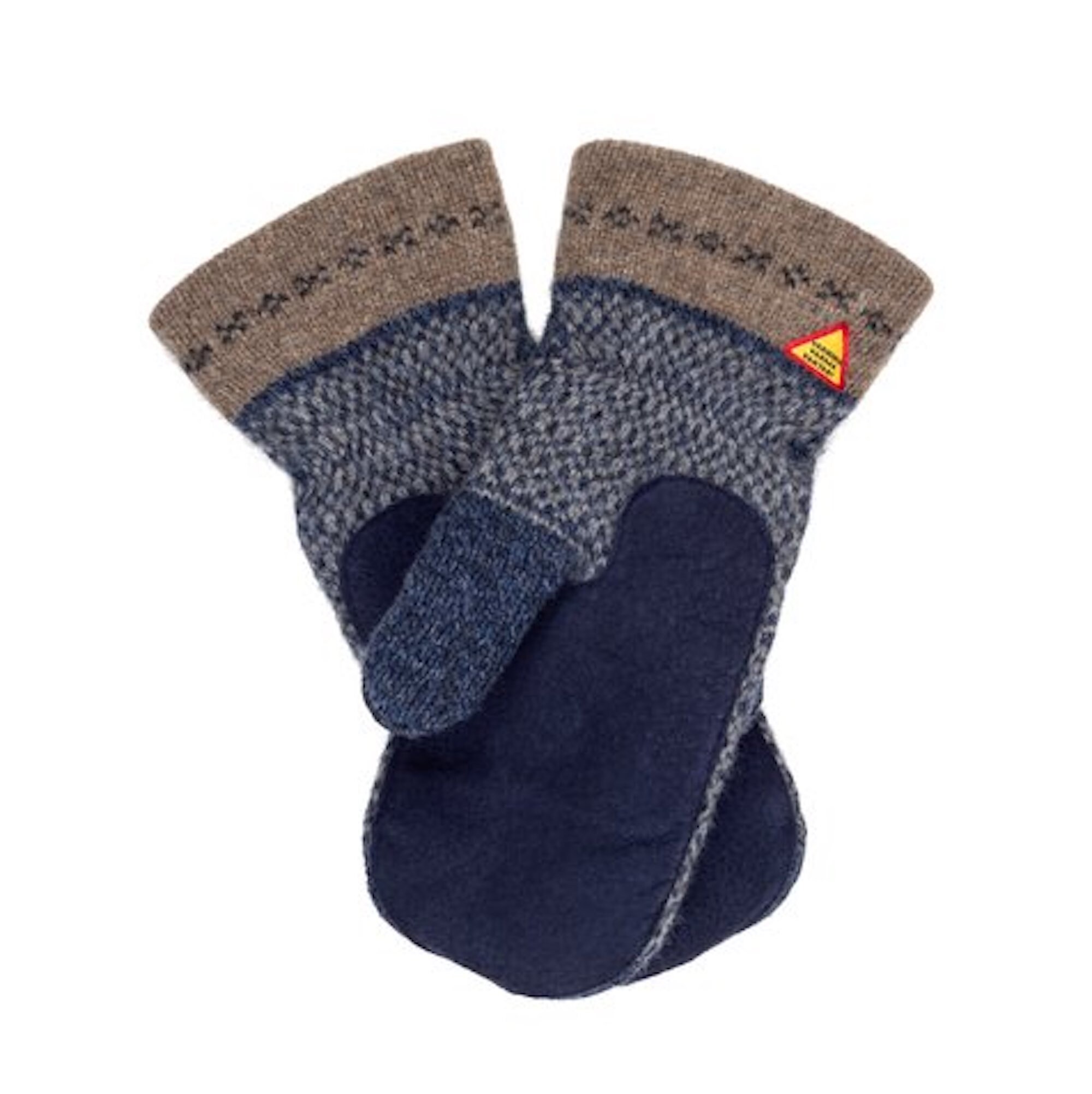 Organic Merino Wool Mittens With Suede Palm by Ojbrovantfabrik Skafto ...