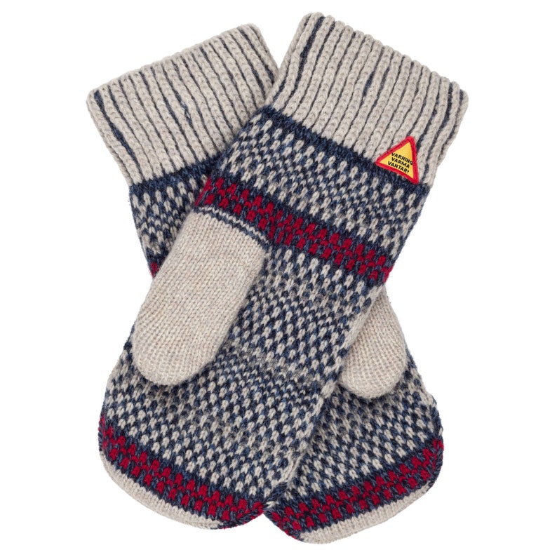 Organic Merino Wool Mittens by Ojbrovantfabrik Ringdans Pattern Made in ...