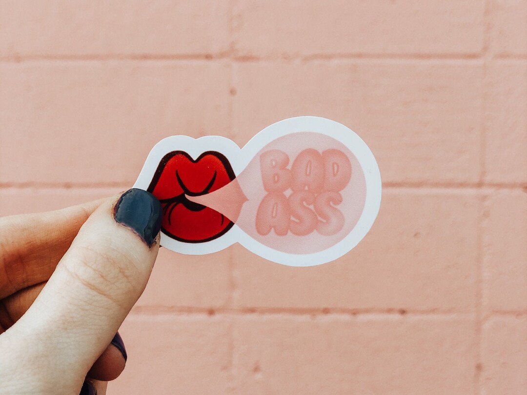 Bad Ass Sticker - Etsy