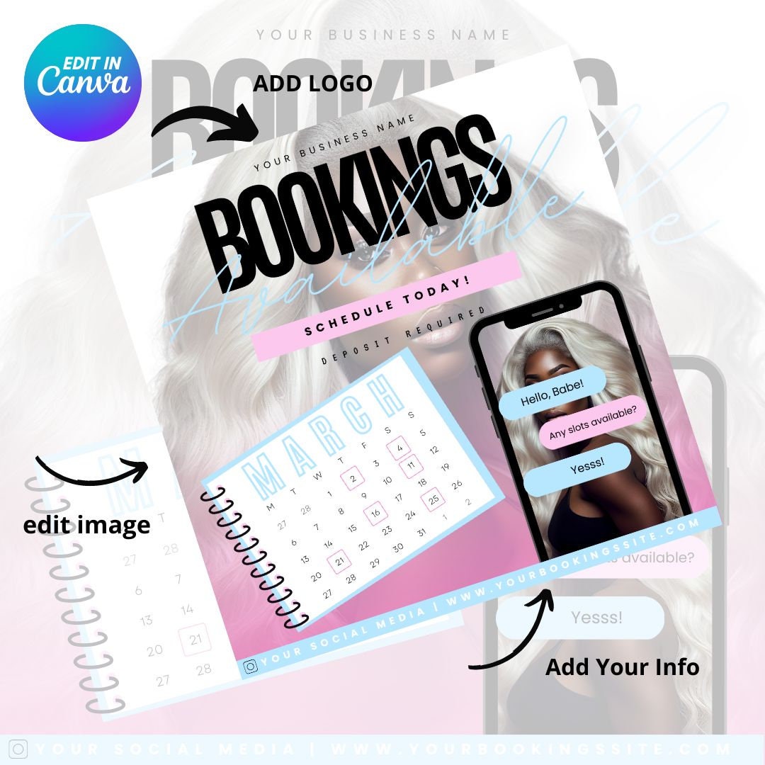 DIY Appointment Available Flyer, Social Media Flyer, New Appointment ...