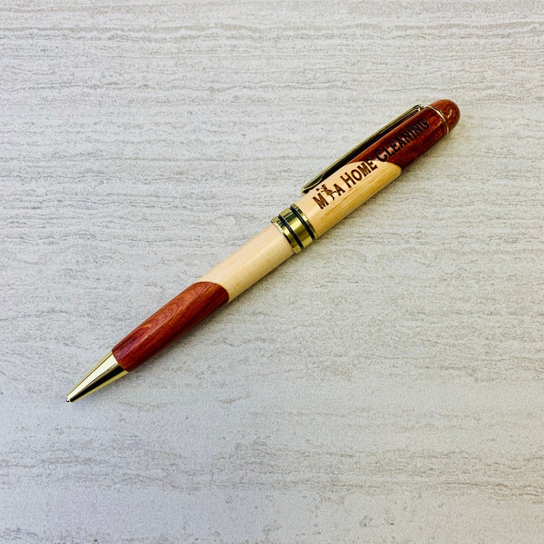 PERSONALIZED Exotic NATURAL Wood Pen Engraved Wooden Pens | Etsy