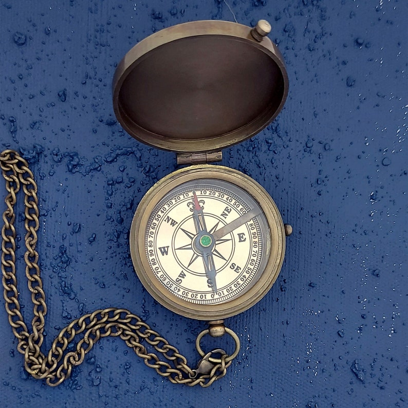 Personalized Compass Marine Corps Compass Navy Air Force Etsy