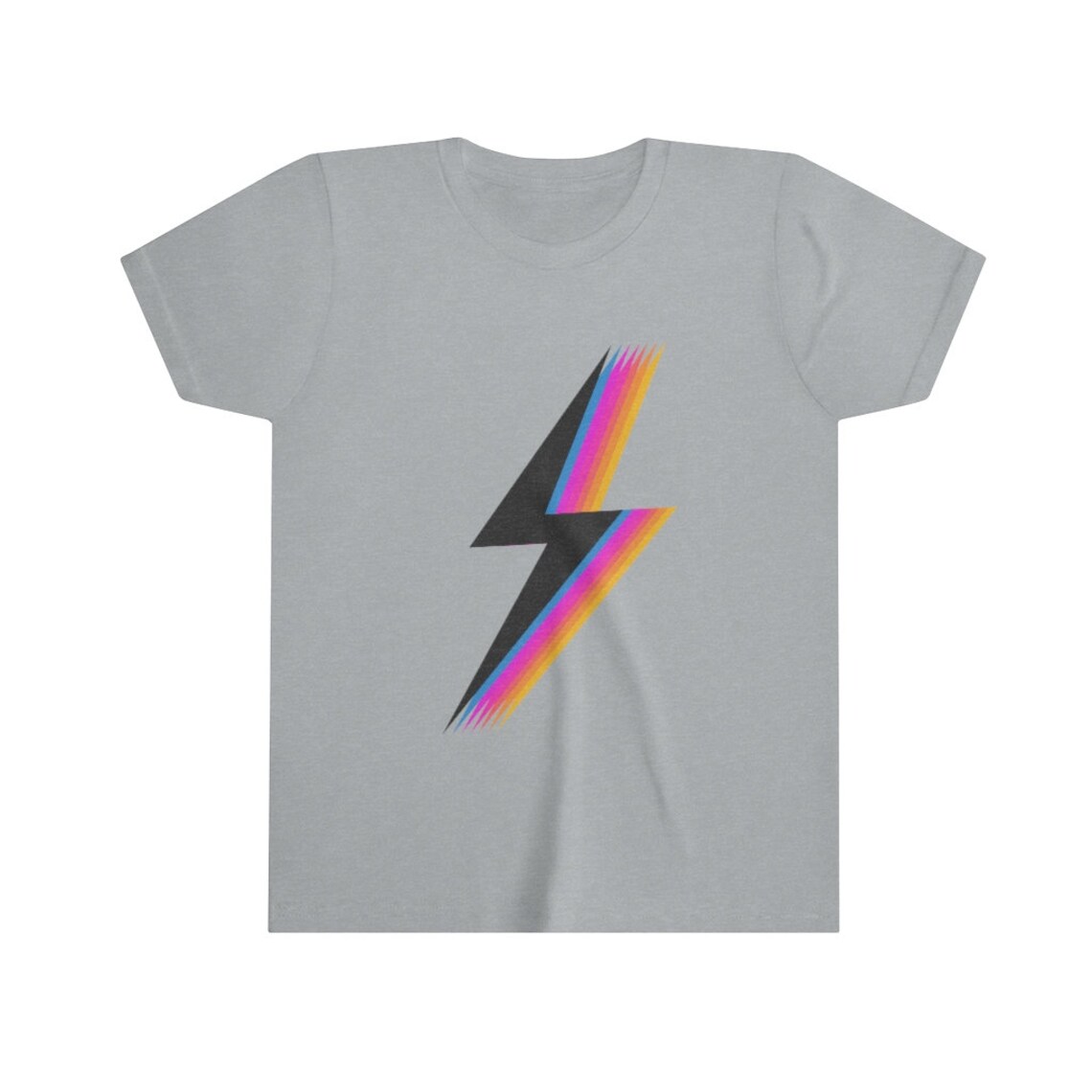 Kids Lightning Bolt Tshirt, Cool Kids Shirt, Graphic Tee for Kids, 80s ...