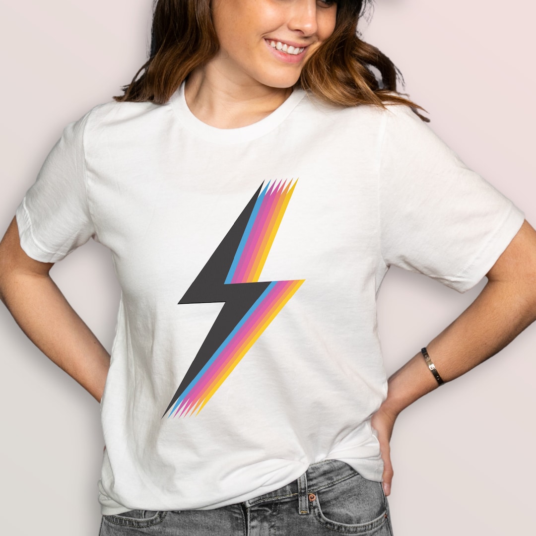 Lightning Bolt Shirt, Tshirt Women and Men, Graphic Tees, Lightning ...