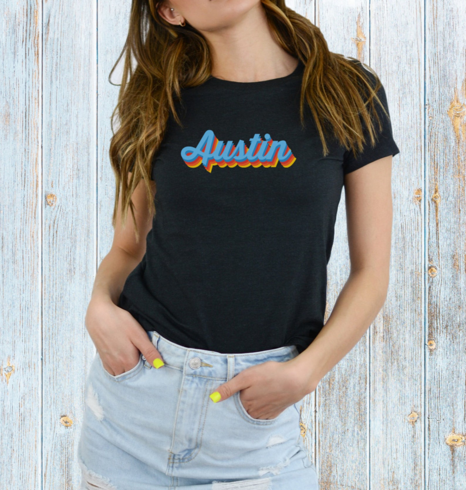 Austin Texas Retro T Shirts Retro Vintage Inspired Graphic - Etsy