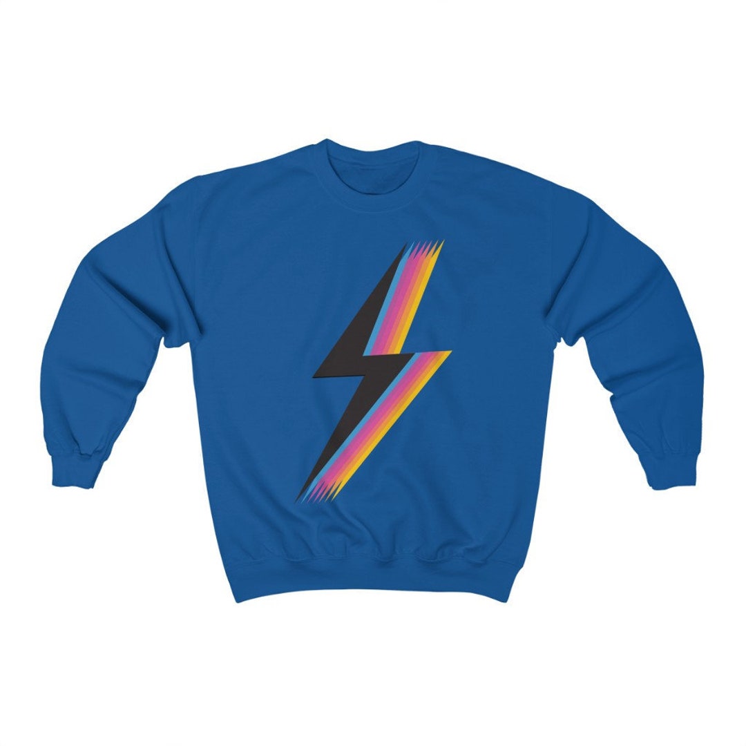 Lightning Bolt Sweatshirt, Womens Sweatshirt, Graphic Sweatshirts ...