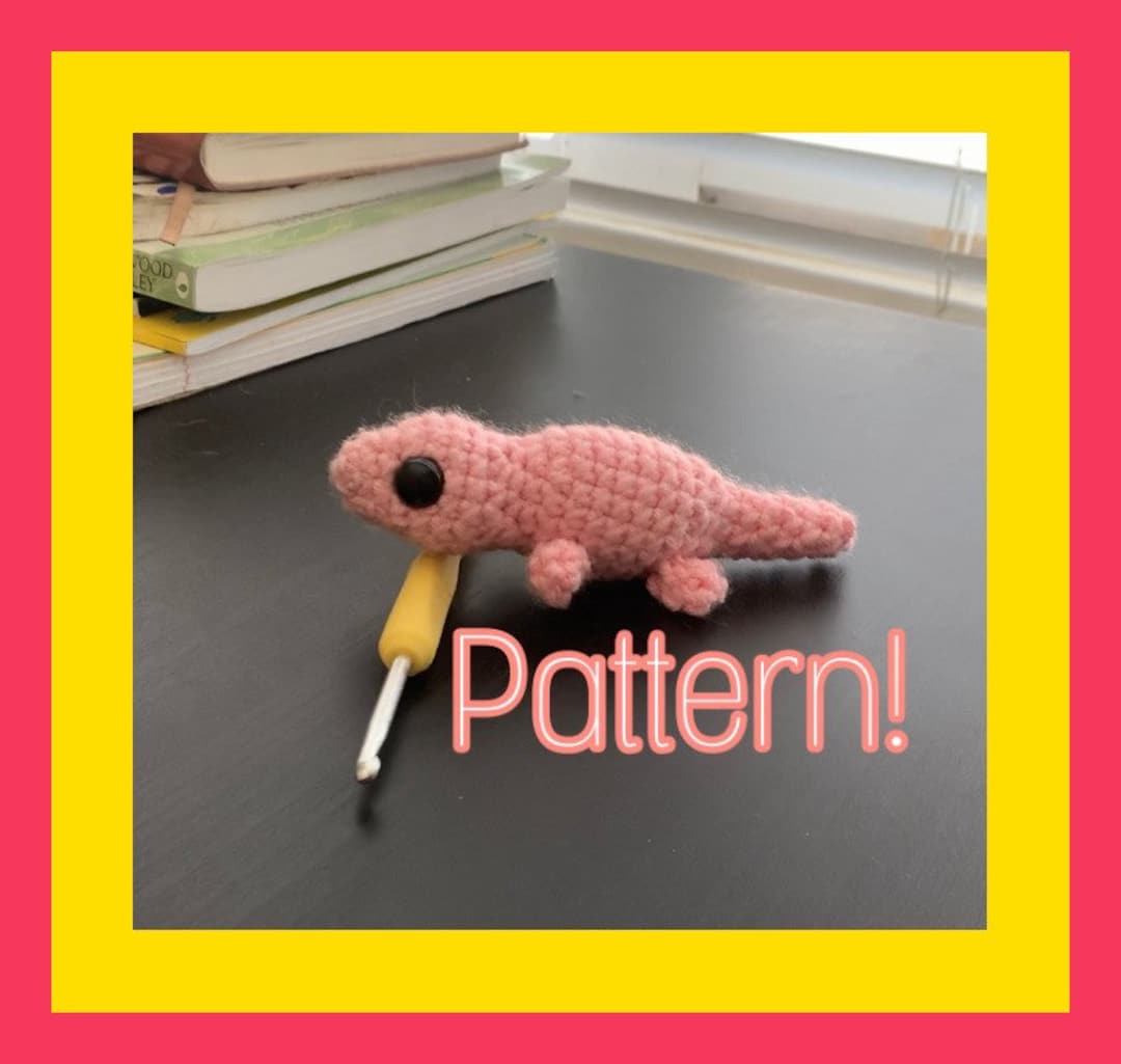 Crochet Funky Little Lizard Pattern PDF - Etsy