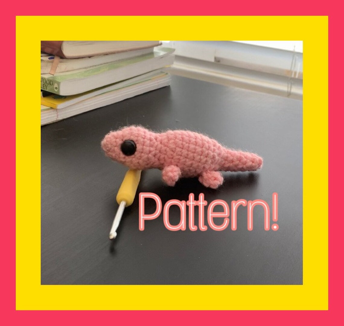 Crochet Funky Little Lizard Pattern PDF - Etsy