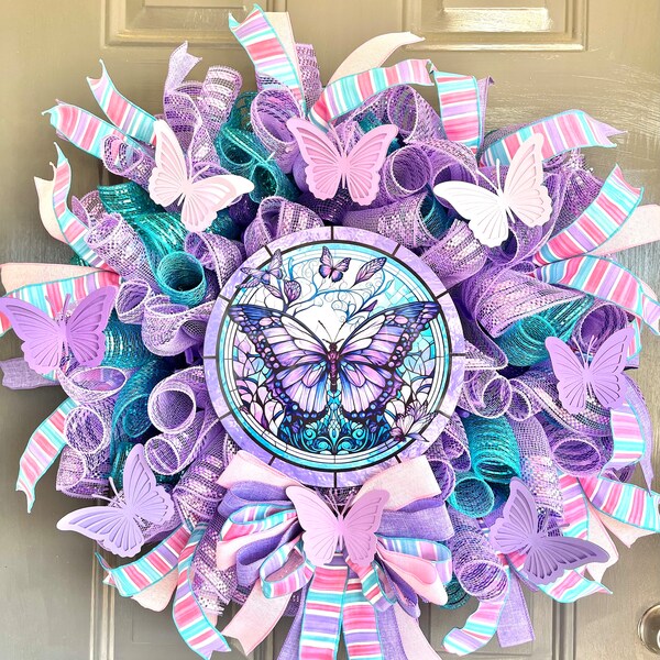 Butterfly Wreath - Etsy