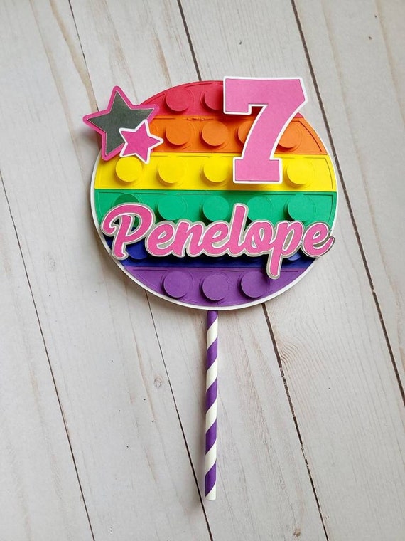 Pop It Cake Topper Fidget Cake Topper Table Centerpieces - Etsy