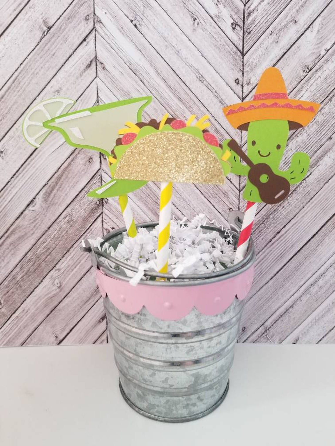 Fiesta Cupcake Toppers Taco Tuesday Cinco De Mayo 12 - Etsy