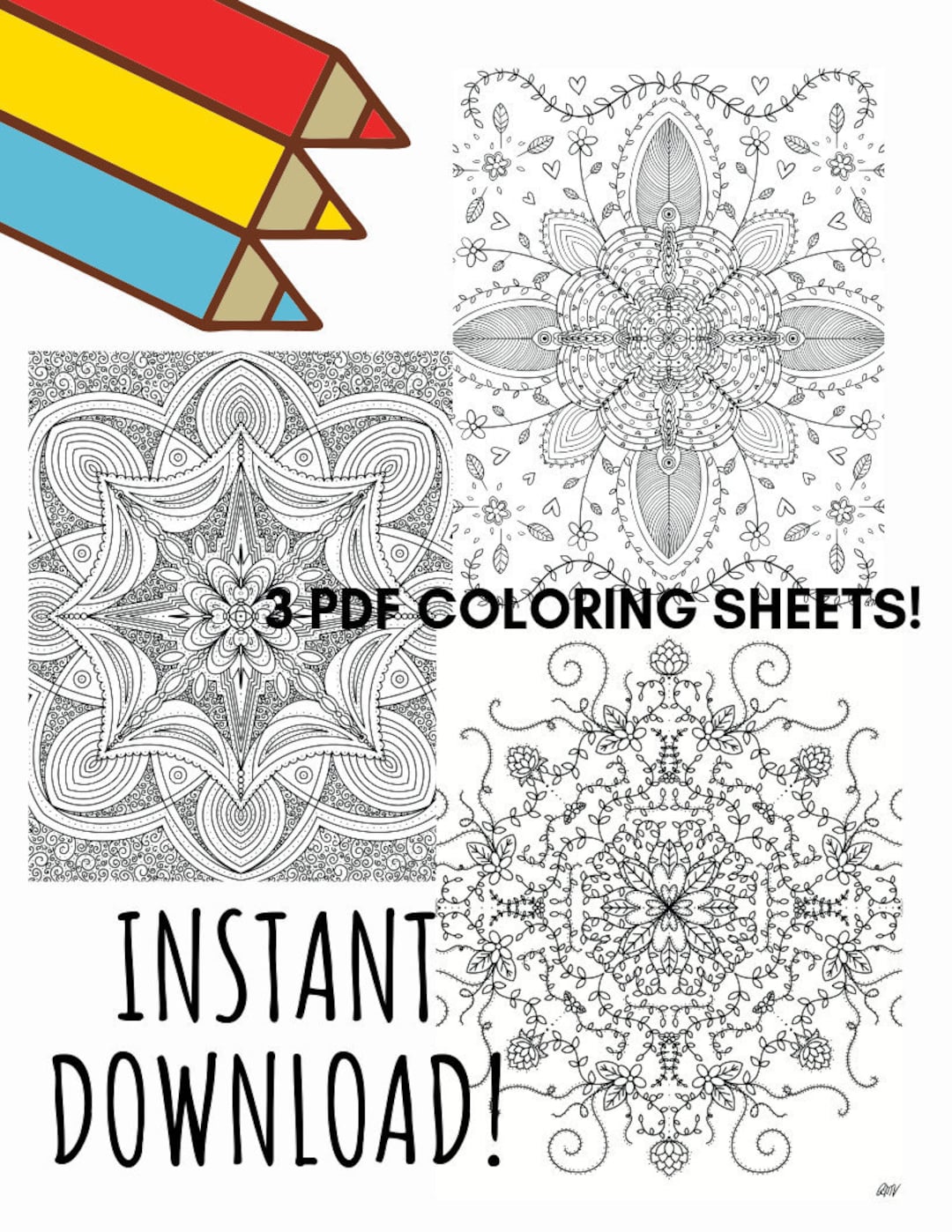 Coloring Sheets - Etsy