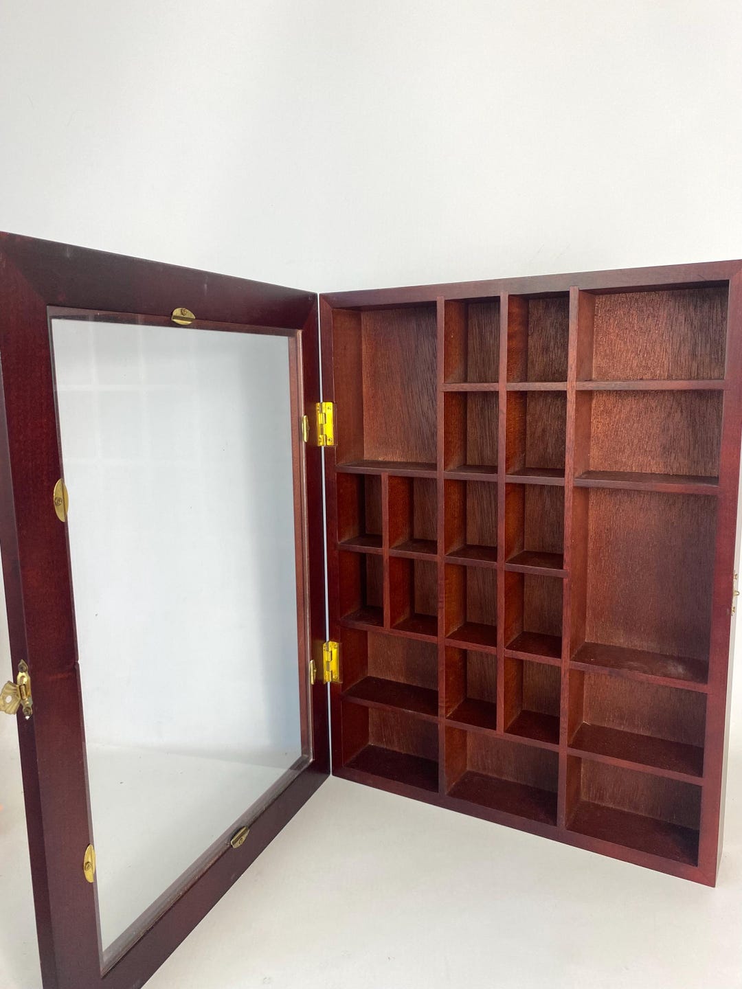 Vintage Curiosity Cabinet - Vintage Mini Curiosity Shelves - Trinket ...