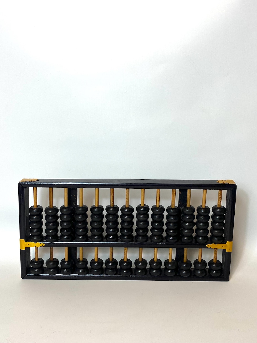 Vintage Abacus Lotus Flower Wooden Abacus 13 Column Abacus 91 Counters ...