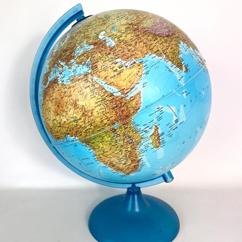 Vintage Spinning Globe - Etsy UK