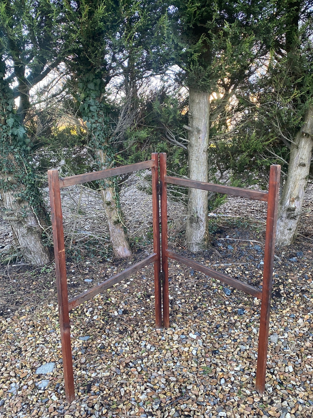 1940s Vintage Clothes Airer - Rustic Wooden Clothes Maiden - Vintage ...