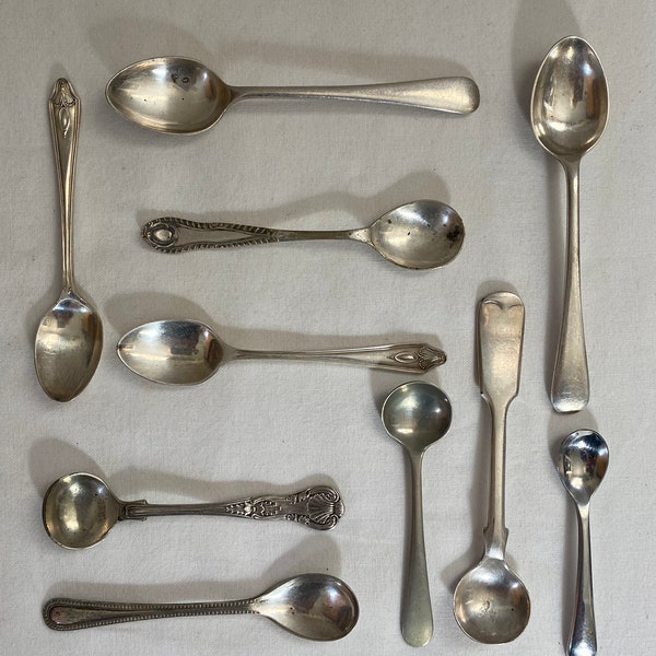 Antique Silver Spoon - Etsy