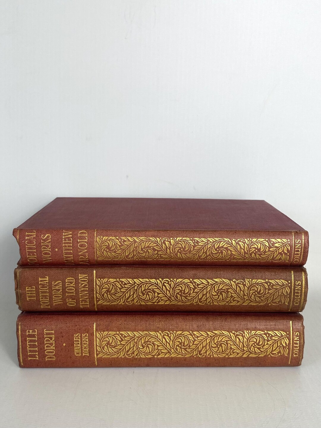 Antique Book Bundle - Old Books - Decorative Book Set - Vintage Prop ...