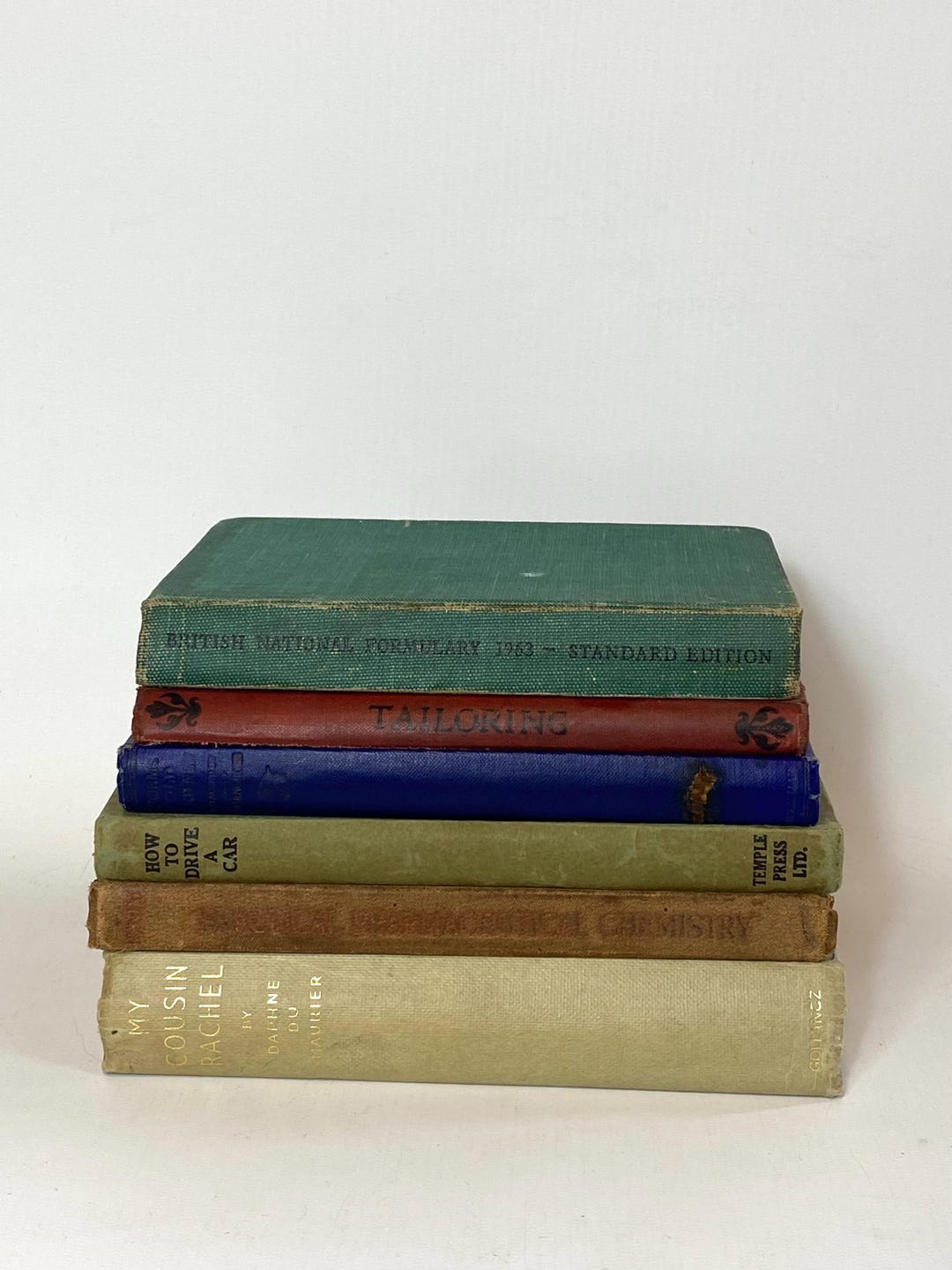 Vintage Book Bundle - Old Books - Decorative Book Set - Vintage Prop ...