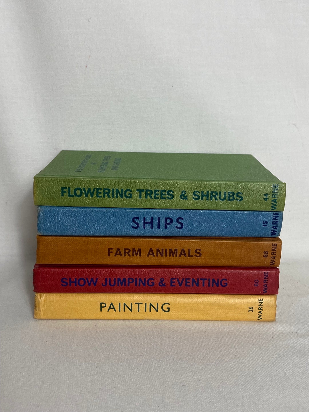 Vintage Observer Book Set Old Books Prop Display Painting, Ships ...
