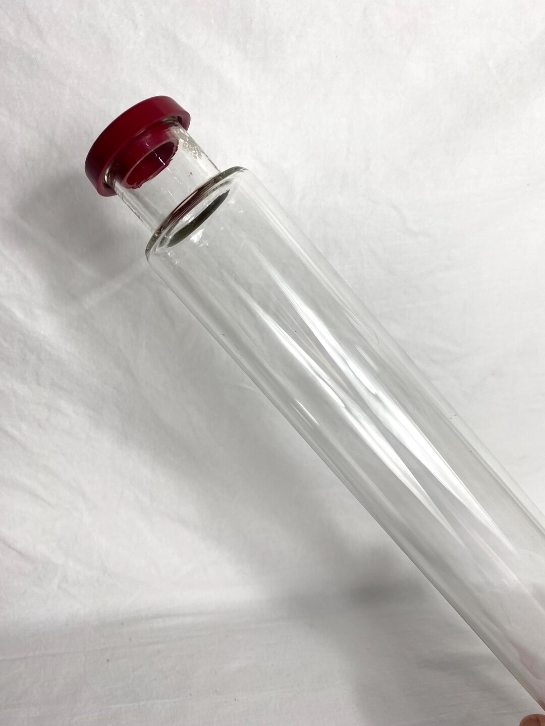 Vintage Glass Rolling Pin - JAJ Pyrex Glass Rolling Pin - 1950s - 1960s ...
