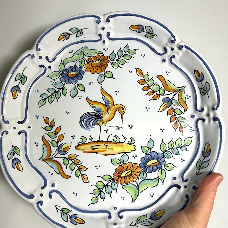 15in Pottery Decor Plate - Etsy UK