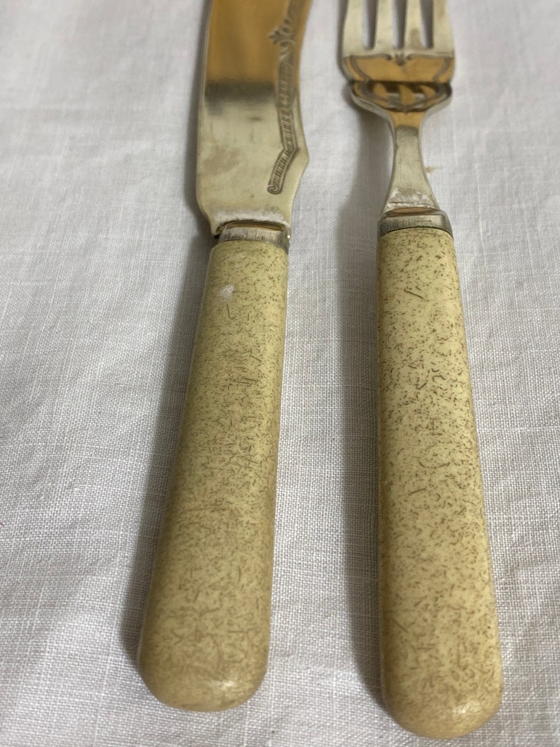 Antique Fish Cutlery. Fish Knives and Forks. Silver Plated. - Etsy