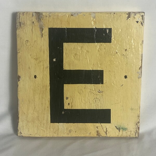 Wooden Letter E - Etsy