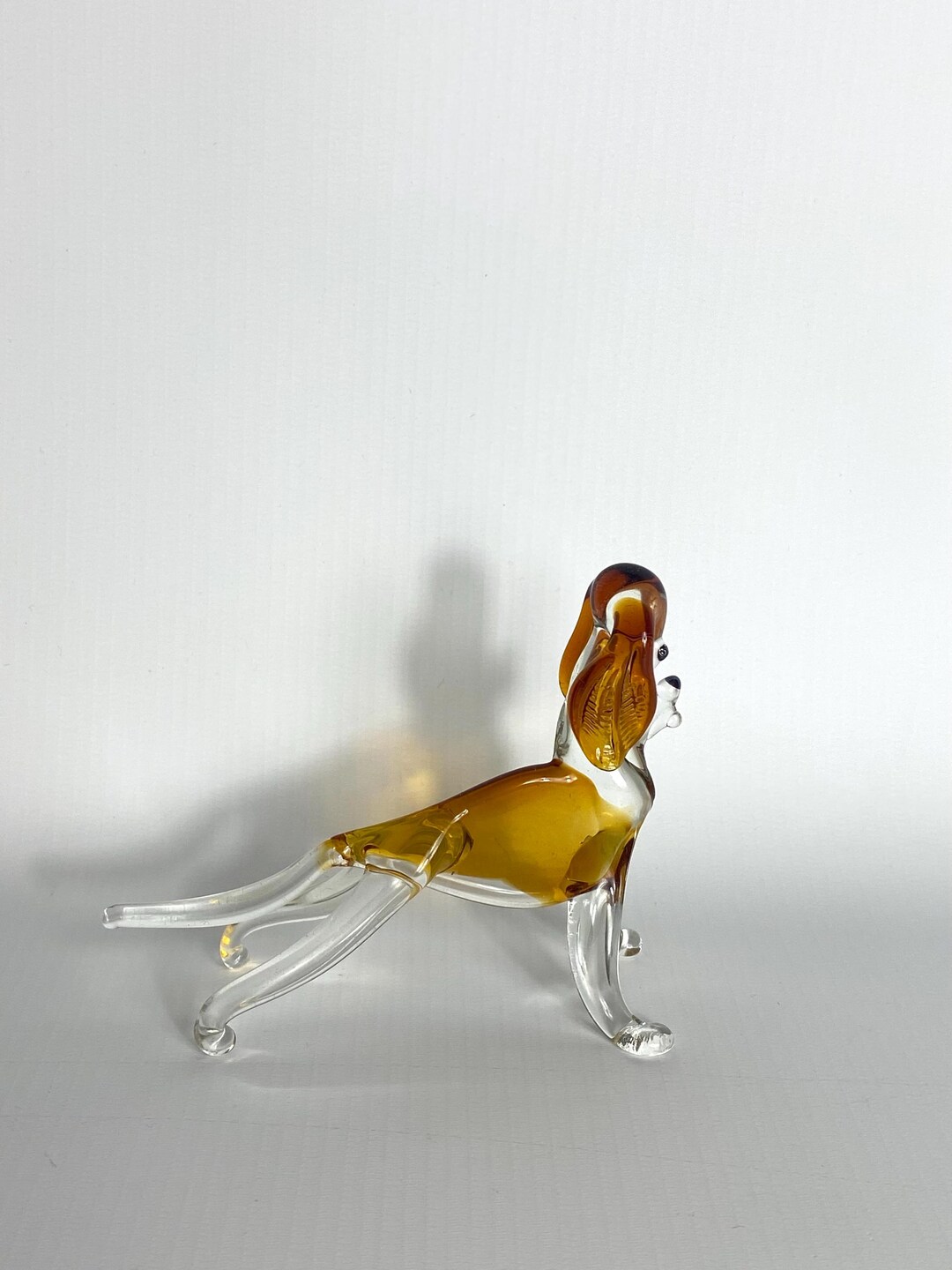 Murano Glass Boxer Dog - Vintage Glass Dog - Mid Century Art Glass ...