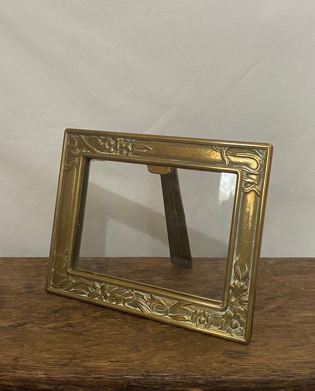 Vintage Brass Photo Frame - Old Picture Frame - Brass Picture Frame ...