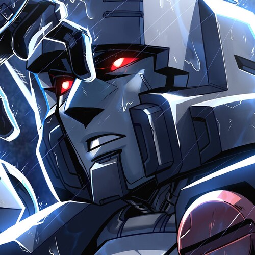 Megatron Transformers Earthspark Print - Etsy