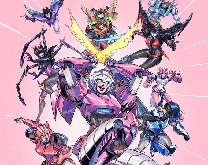 Transformers Girls | Print - Etsy