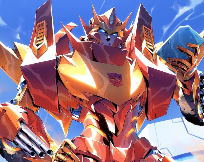 Rodimus V2 | Transformers MTMTE Print - Etsy