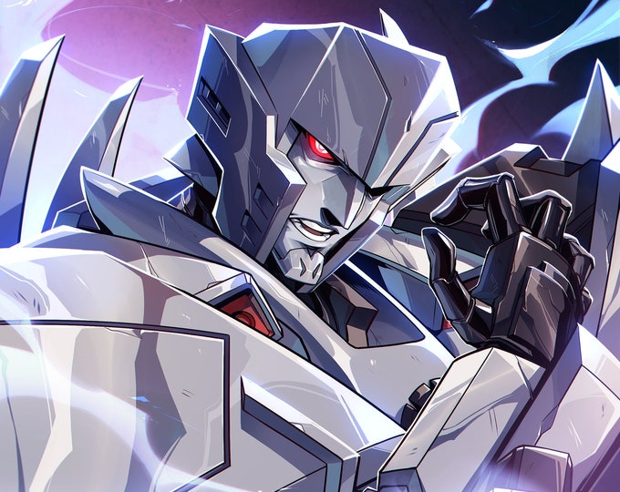 Megatron | Transformers Earthspark Print - Etsy