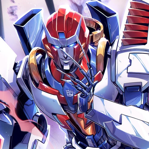 Rodimus Transformers MTMTE Print - Etsy