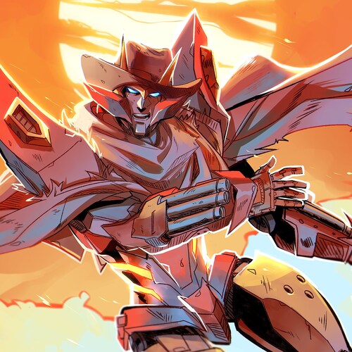 Rodimus Transformers MTMTE Print - Etsy