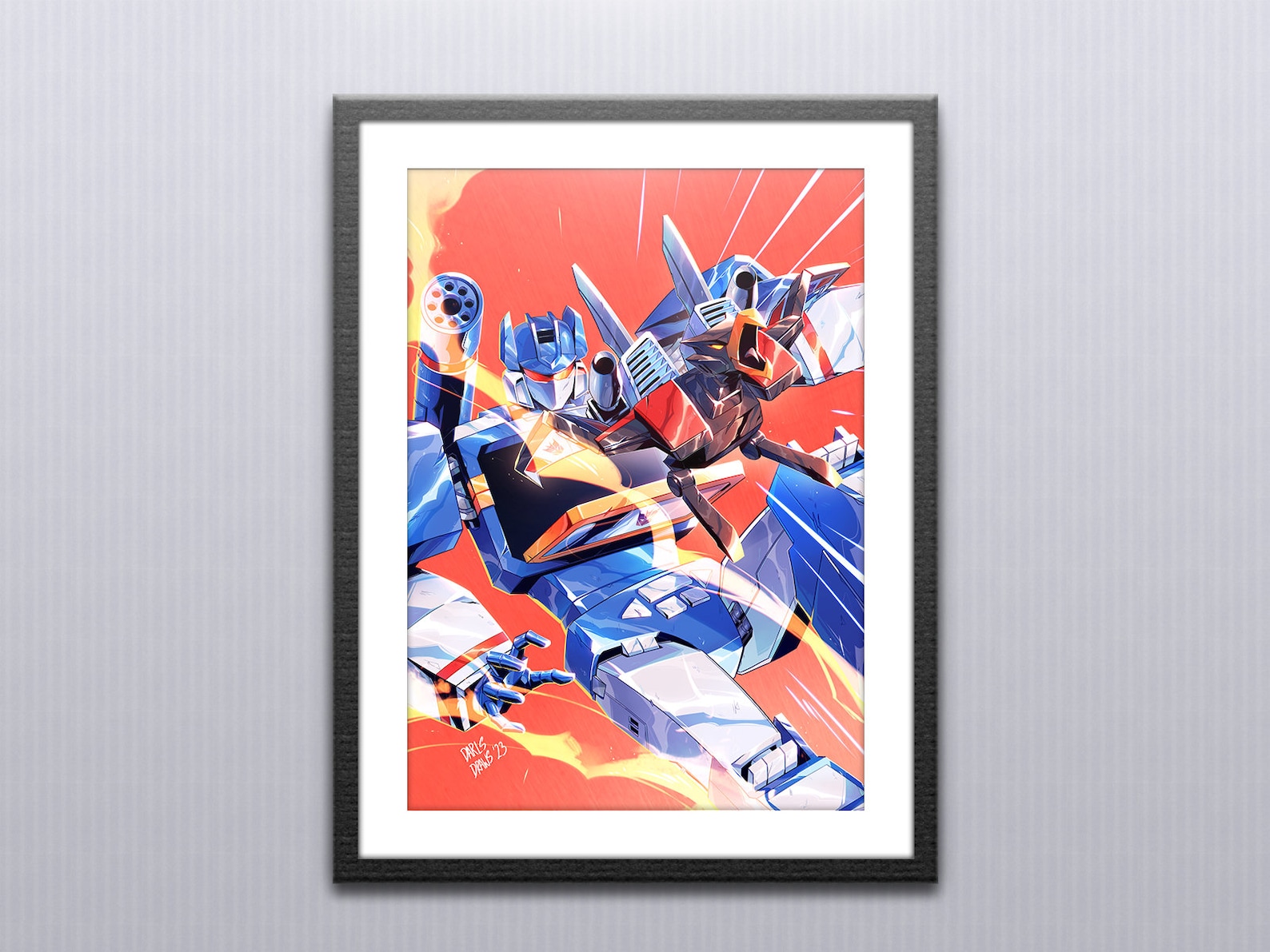 Soundwave & Laserbeak Transformers Skybound Print - Etsy