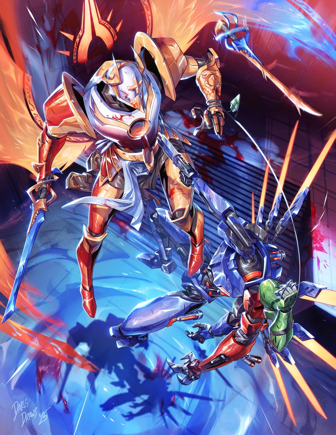 Gabriel Vs V1 Ultrakill Print Etsy